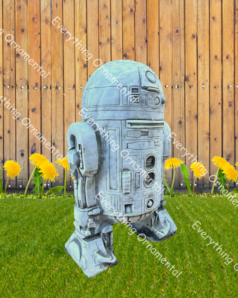R2D2 Garden Ornament - Everything Ornamental